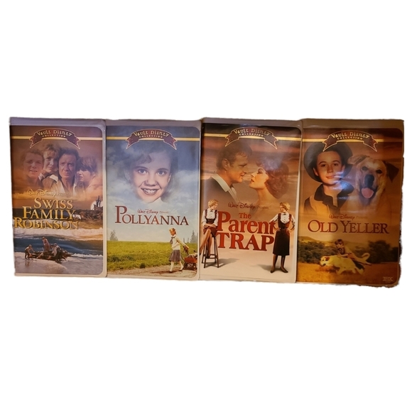 Disney | Media | Vhs Vault Disney Collection Vhs Bundle Of 4 Classics ...